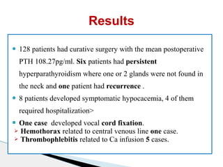 Post parathyroidectomy hypocalcemia dng 2019prof.osama elshahata | PPT