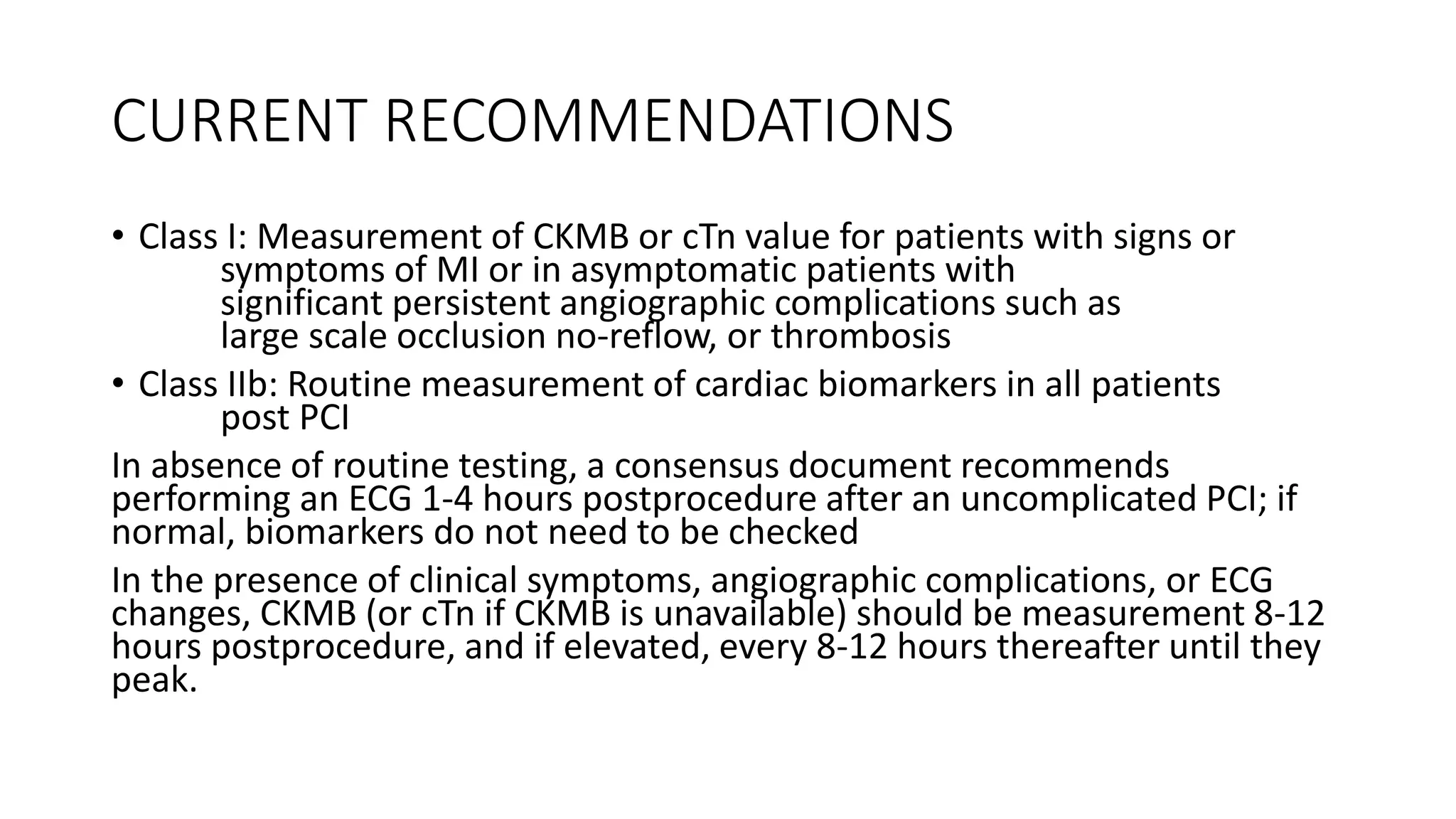 Post pci management of acs | PPTX
