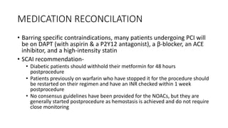Post pci management of acs | PPTX