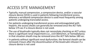 Post pci management of acs | PPTX