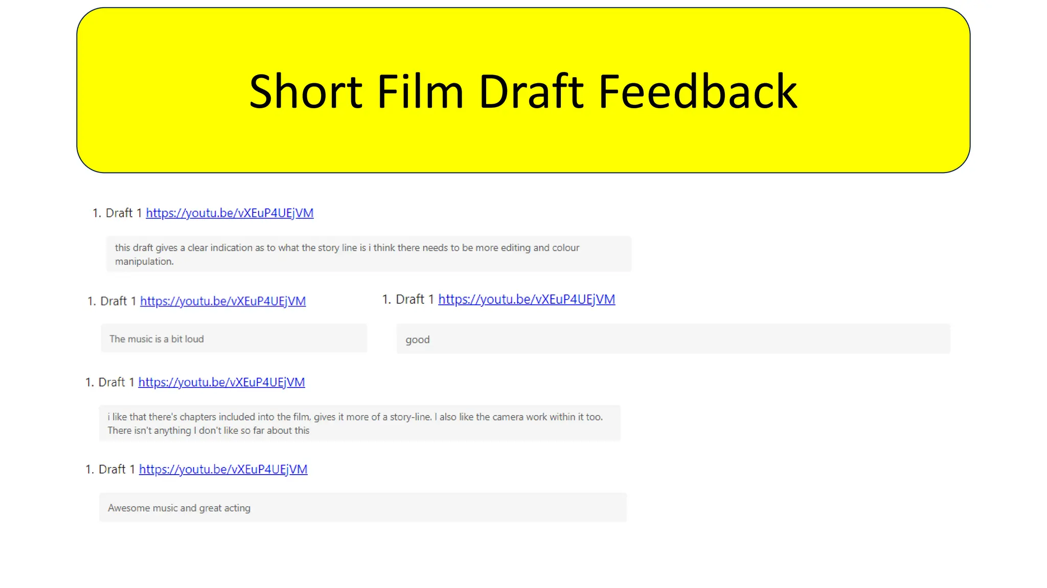 Post-Production & Audience Feedback.pptx | Free Download