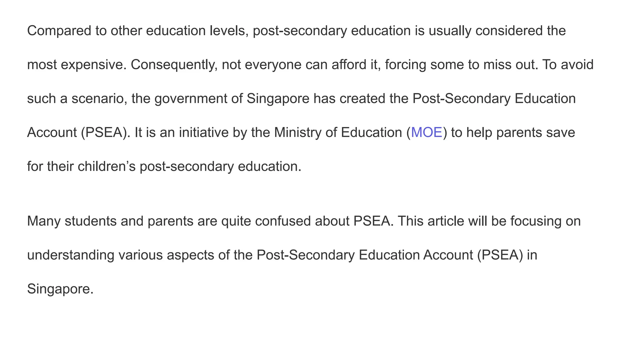 Post secondary education account (psea) overview | PPT