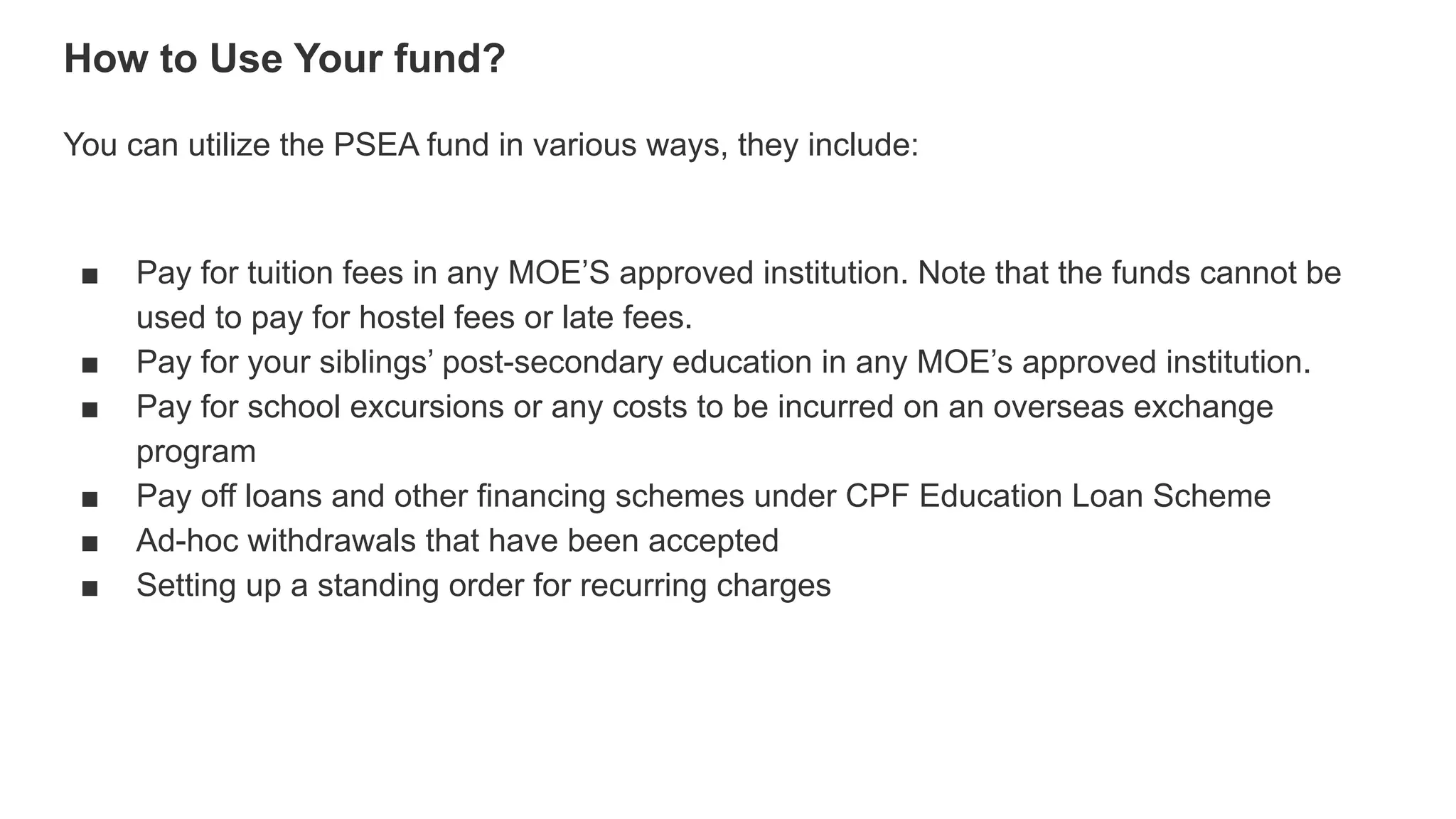 Post secondary education account (psea) overview | PDF