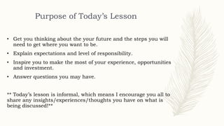 Post secondary lesson plan | PDF