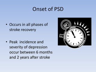 Post stroke depression | PPTX
