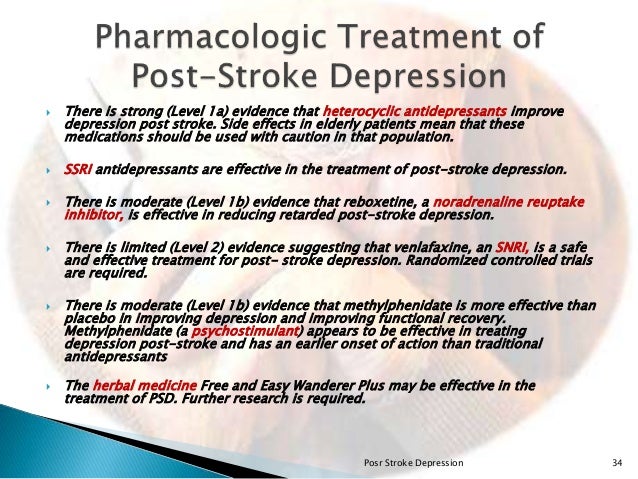 post-stroke antidepressants