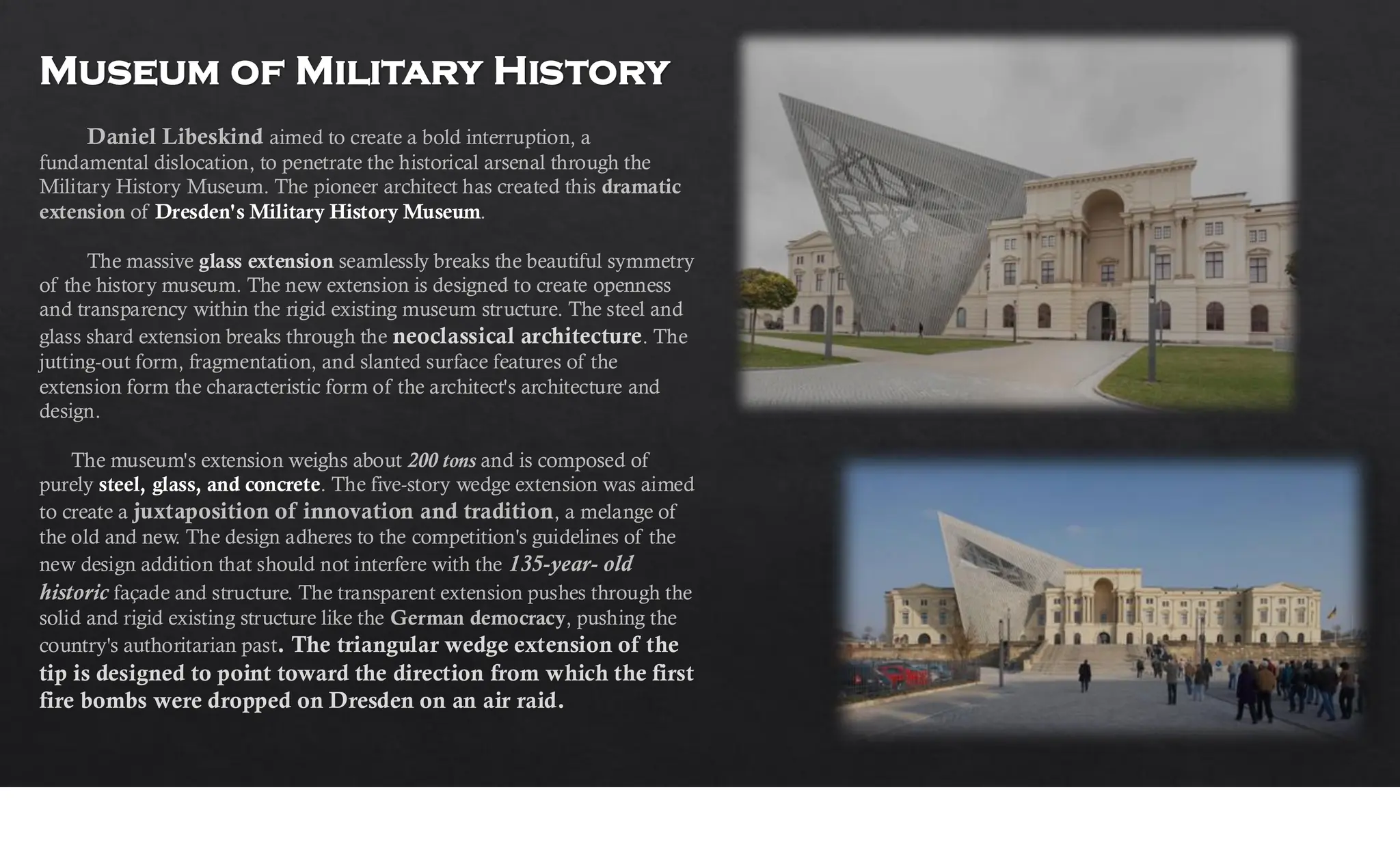 Post-Structuralism era of Architecture specifically Daniel Libeskind ...