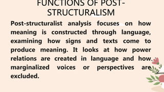 Post-Structuralism Literary Theory..pptx