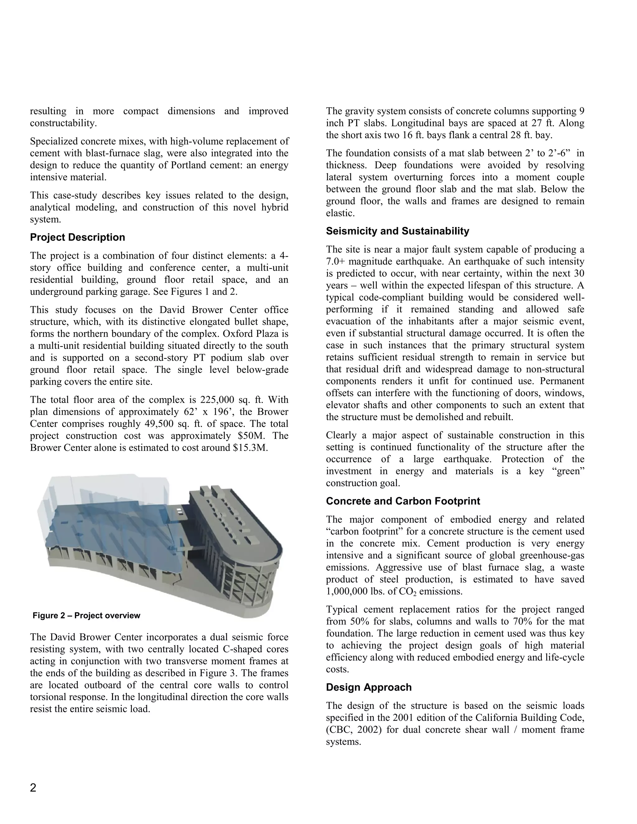 Post tensioned concrete walls & frames for seismic resistance | PDF