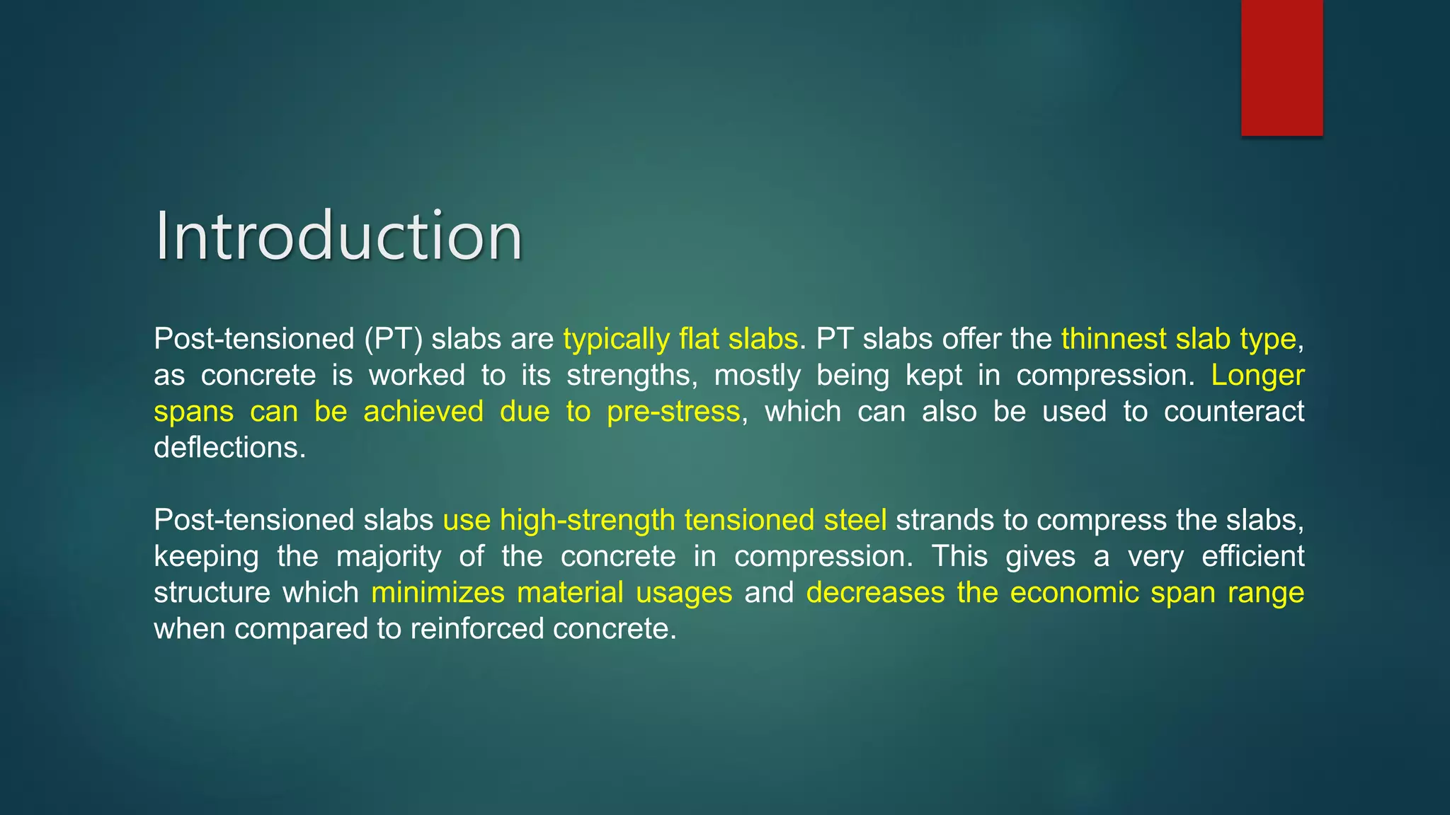 Post tensioned (PT) slabs | PDF