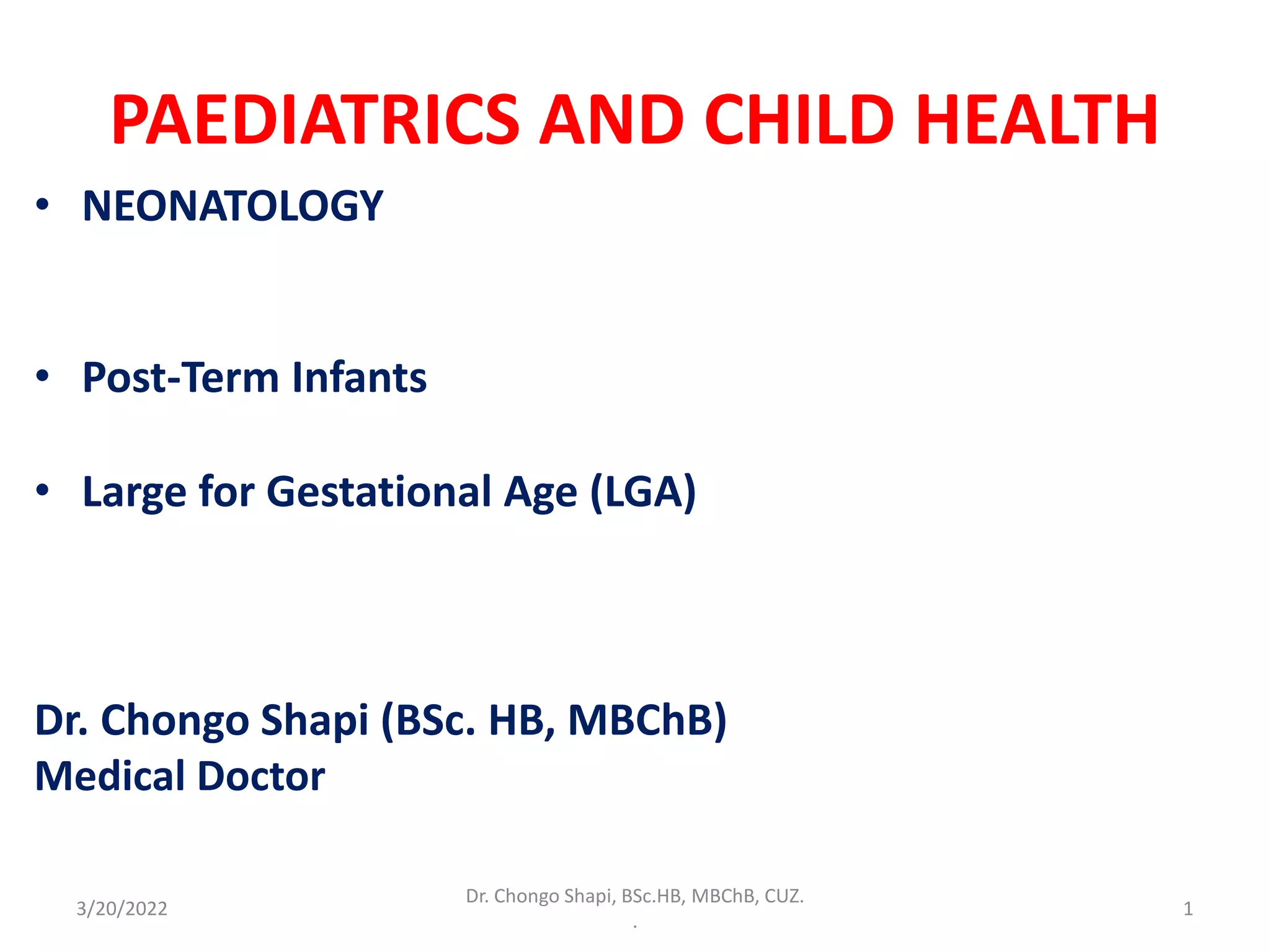 Post-Term Infants and LGA.pdf