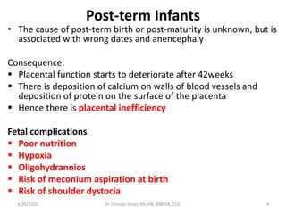 Post-Term Infants and LGA.pdf | Pregnancy | Reproductive Health