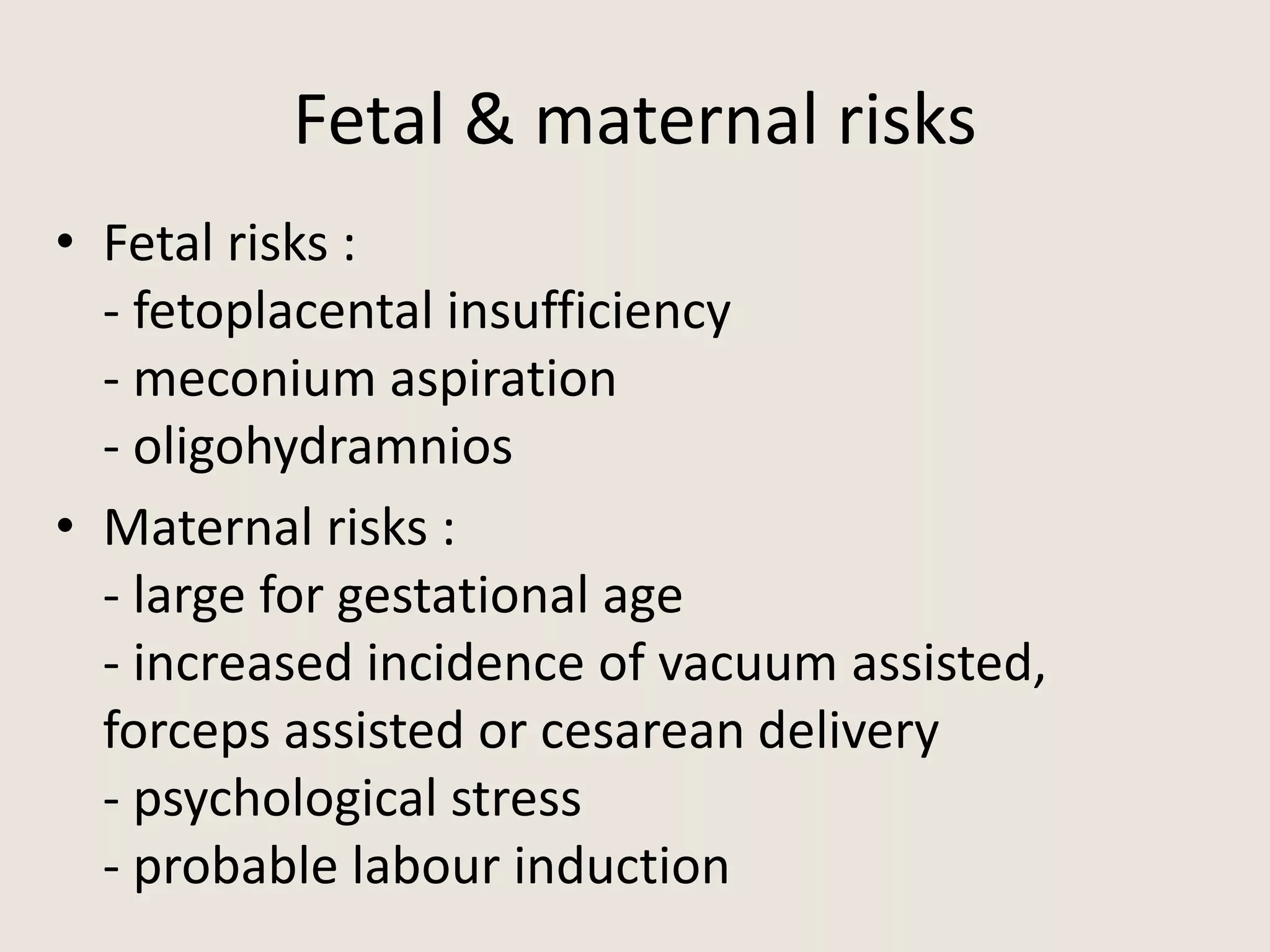 Post term pregnancy | PPTX