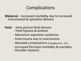 Post term pregnancy | PPTX