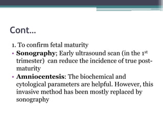 Post term pregnancy | PPTX