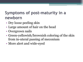 Post term pregnancy | PPTX