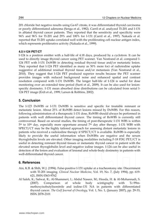 Post therapeutic i-131 whole body scan in | PDF