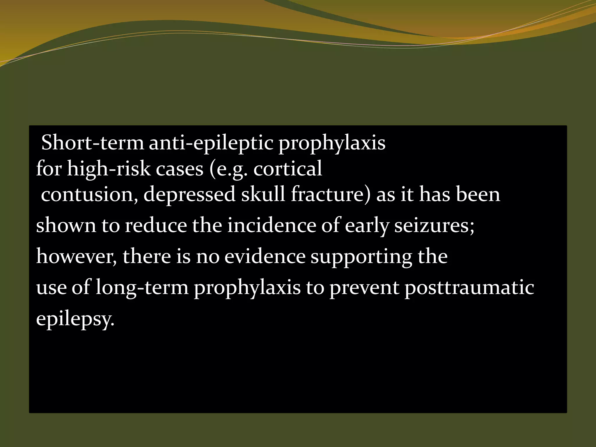 Post traumatic seizure | PPTX