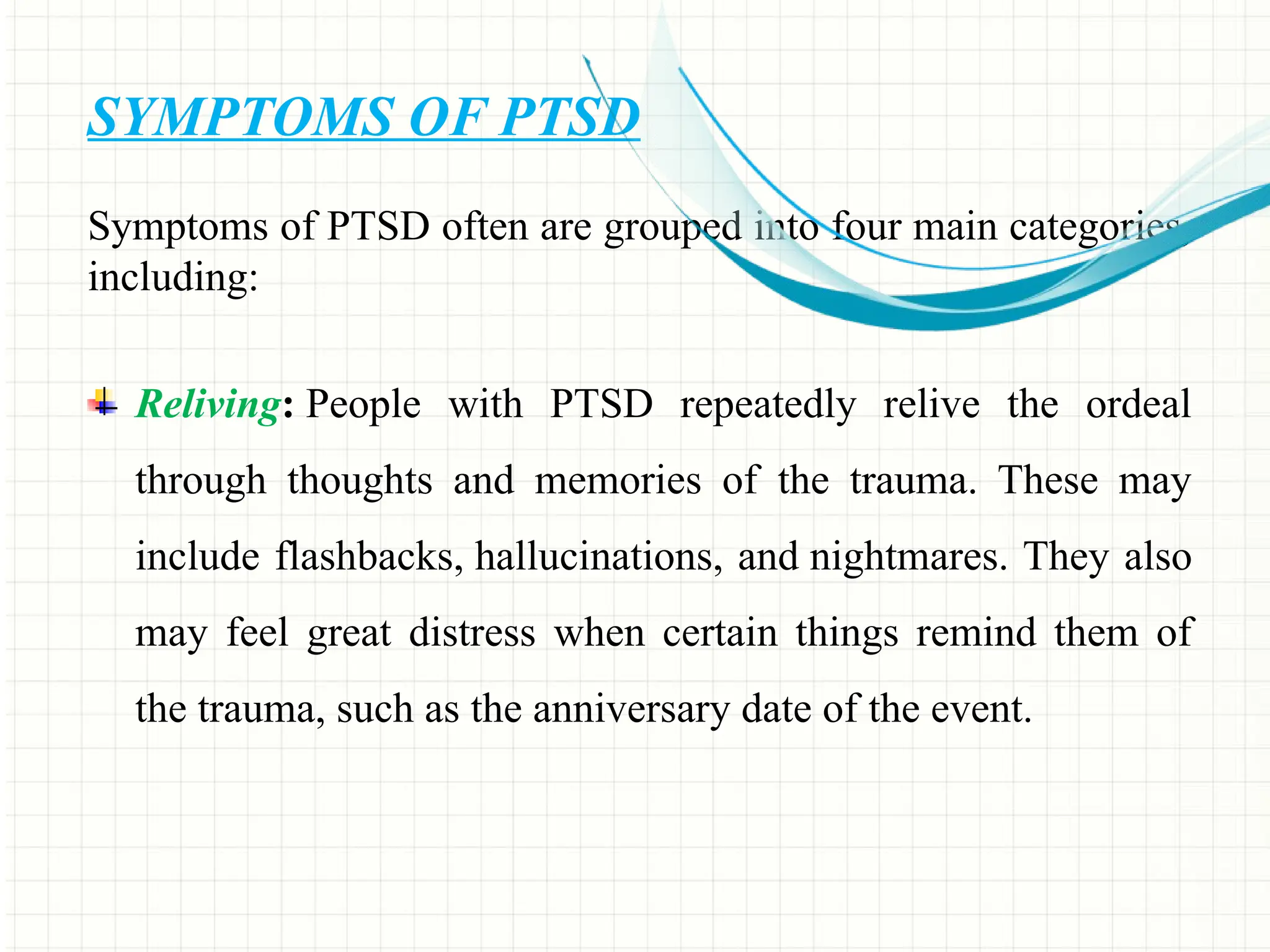 POST-TRAUMATIC STRESS DISORDER AND REHAIBILITATION OF DISASTER VICTIMS.pptx