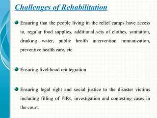 POST-TRAUMATIC STRESS DISORDER AND REHAIBILITATION OF DISASTER VICTIMS.pptx