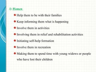 POST-TRAUMATIC STRESS DISORDER AND REHAIBILITATION OF DISASTER VICTIMS.pptx