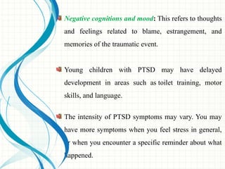 POST-TRAUMATIC STRESS DISORDER AND REHAIBILITATION OF DISASTER VICTIMS.pptx