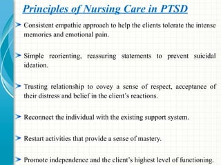 POST-TRAUMATIC STRESS DISORDER AND REHAIBILITATION OF DISASTER VICTIMS.pptx