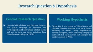 The Verse of Trauma: Shell Shock in War Poetry | PDF
