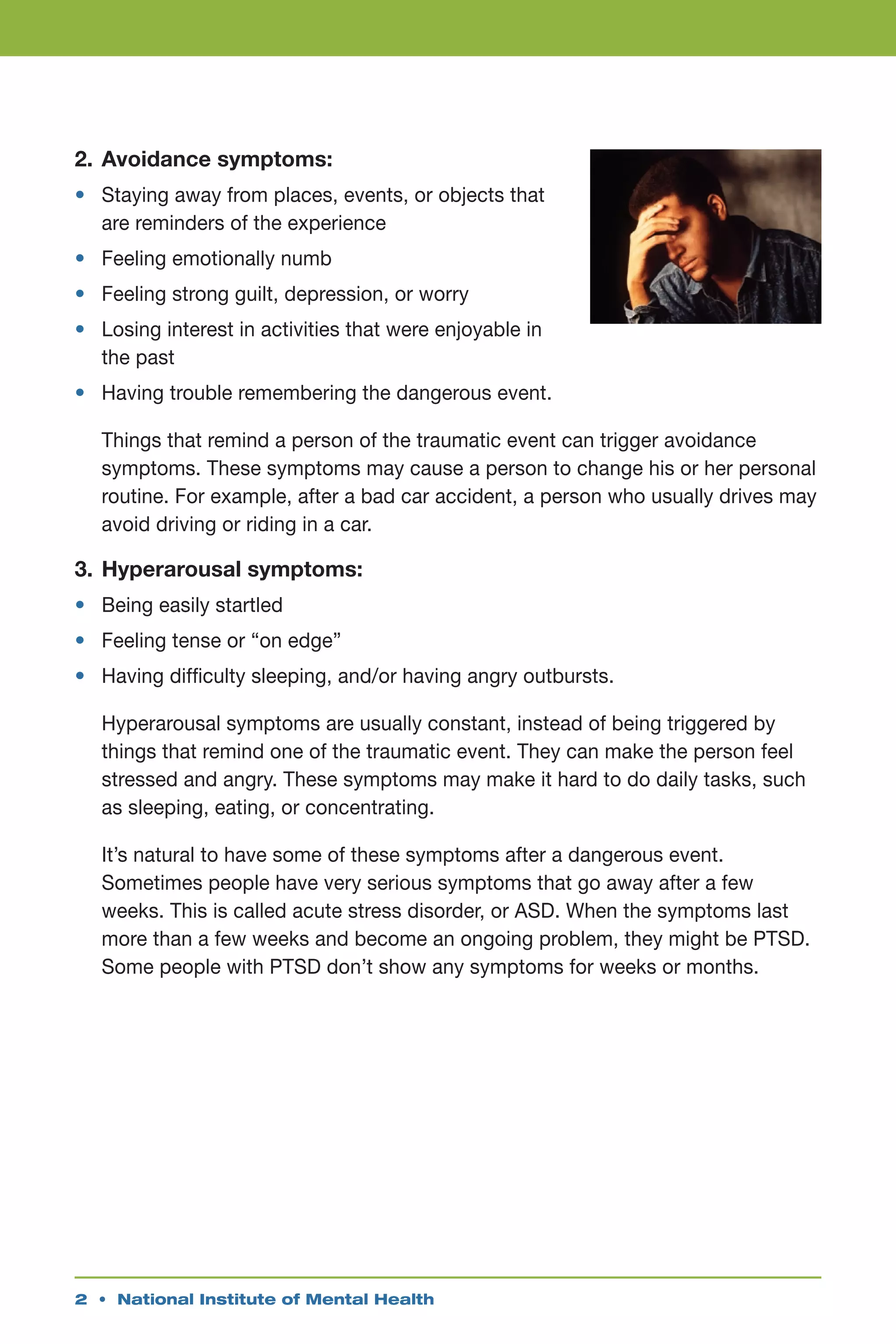 Post traumatic stress disorder(ptsd) | PDF