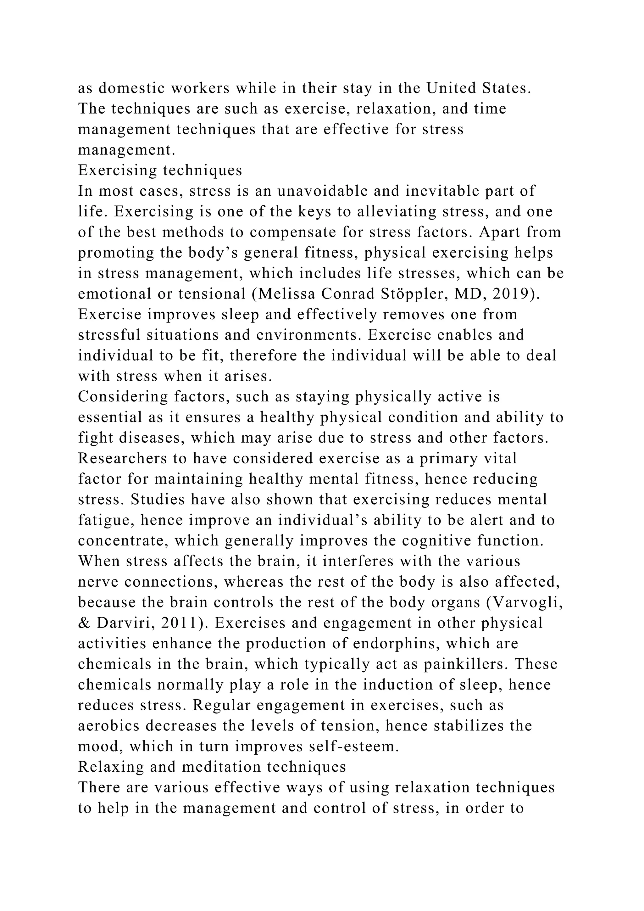 Post-Traumatic Stress DisordersStress Management Techniques.docx