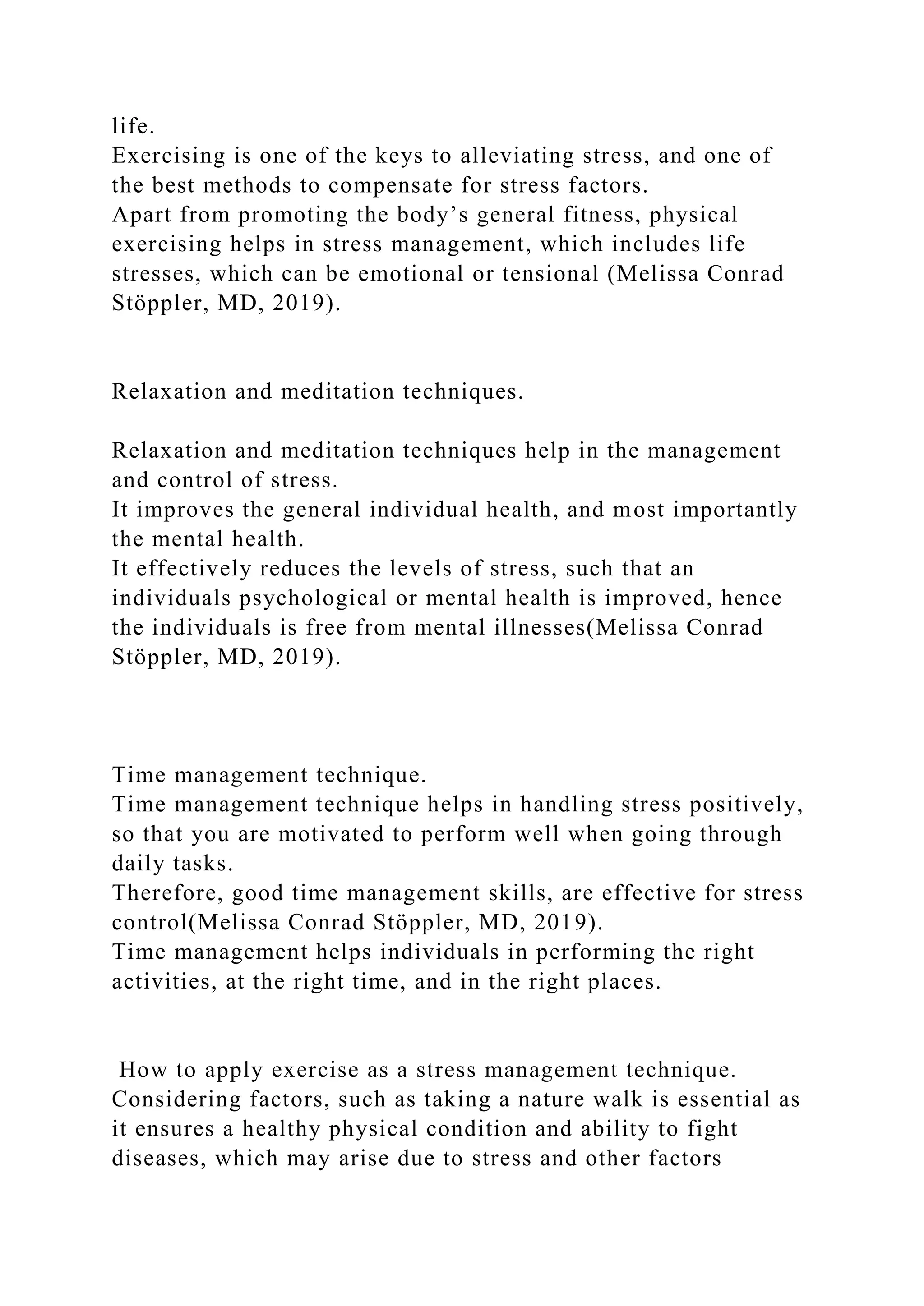 Post-Traumatic Stress DisordersStress Management Techniques.docx