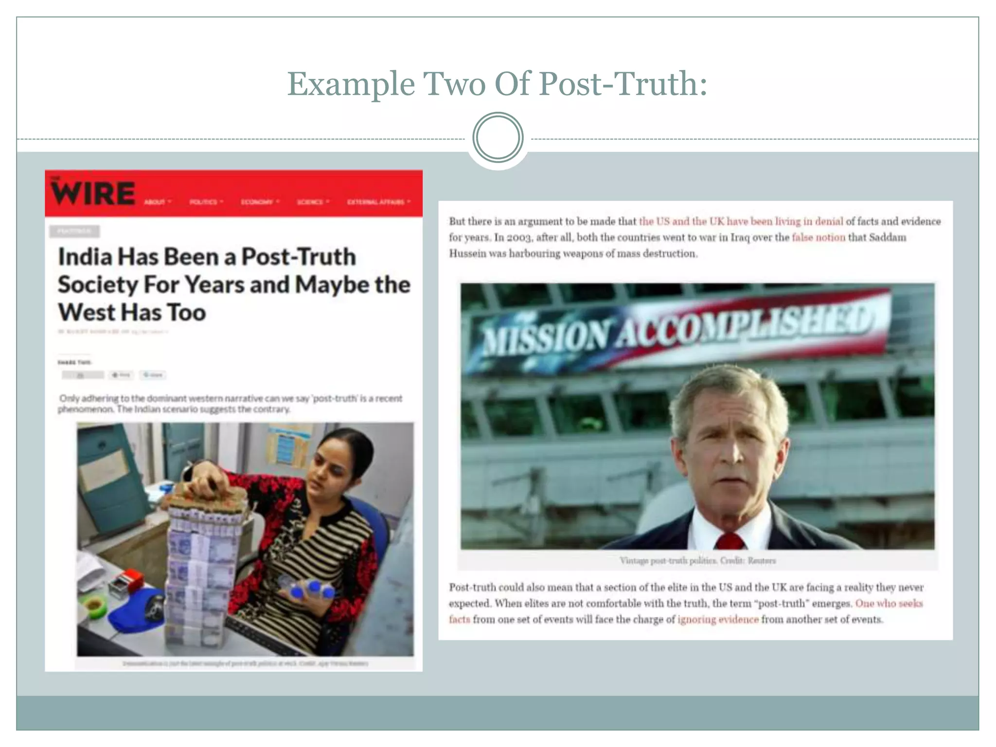 Post truth presentation 3 | PPTX