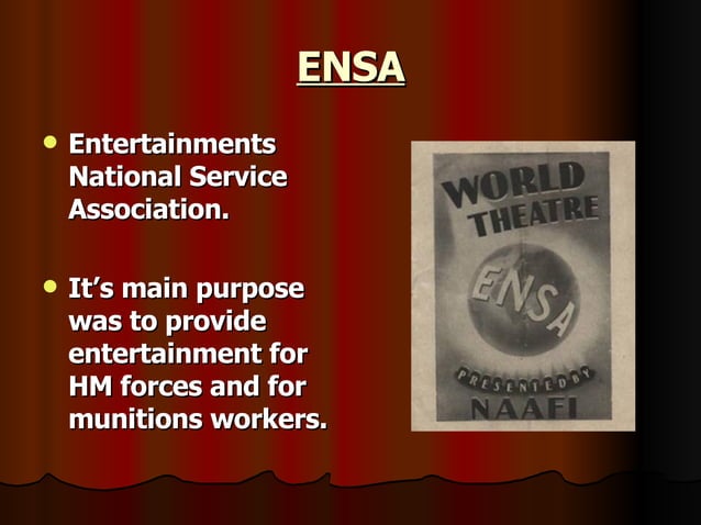 post war theatre | PPT