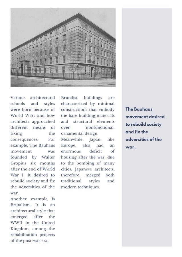 Post-War Architecture | PDF