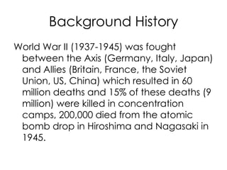 BSoa - Post-War Theatre | PPTX | Death, Injury, or Military Conflict ...