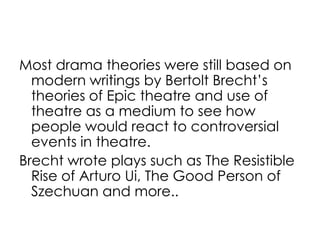 BSoa - Post-War Theatre | PPTX | Death, Injury, or Military Conflict ...