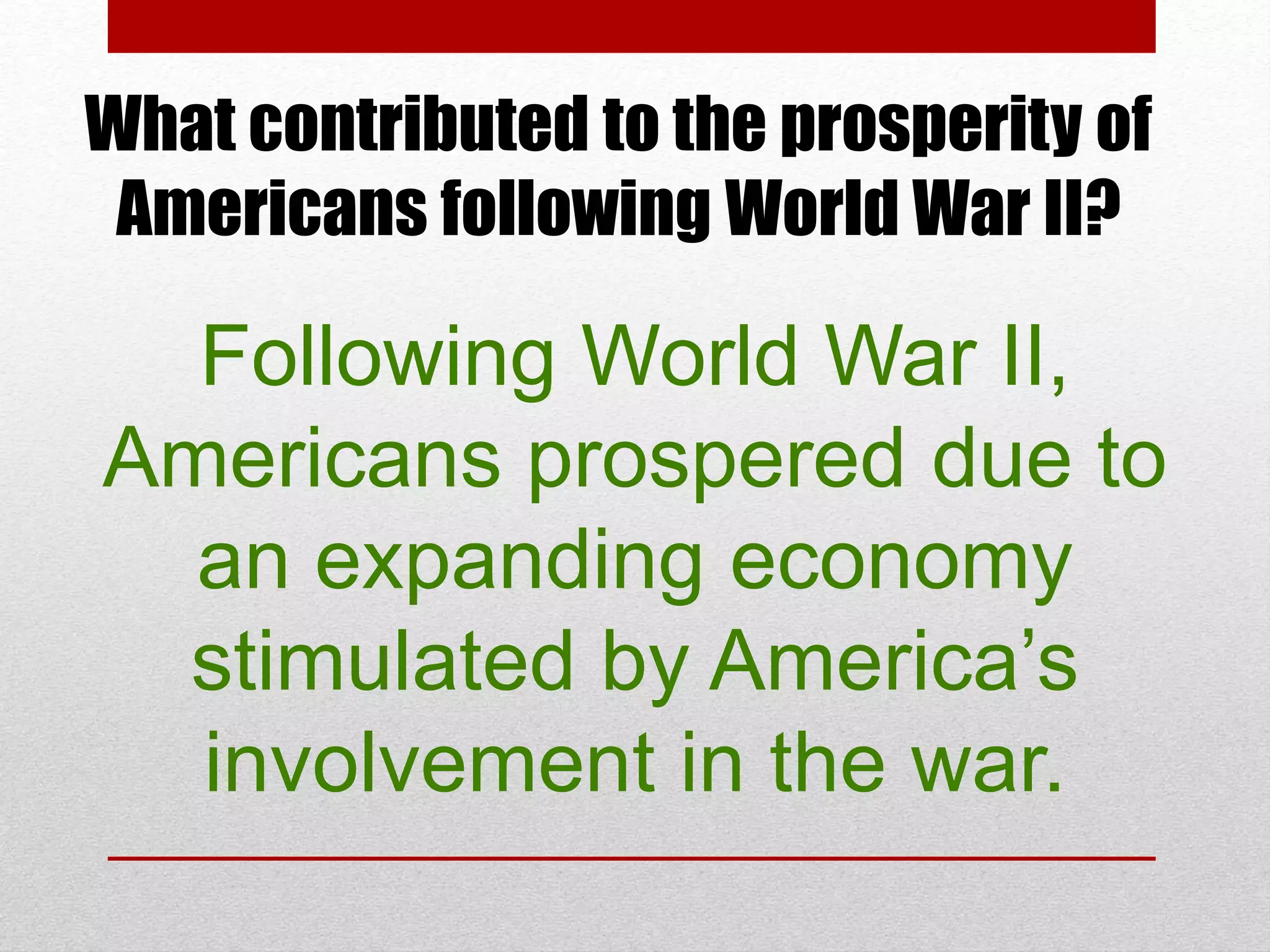 Post wwii america presentation usii-8b | PPTX