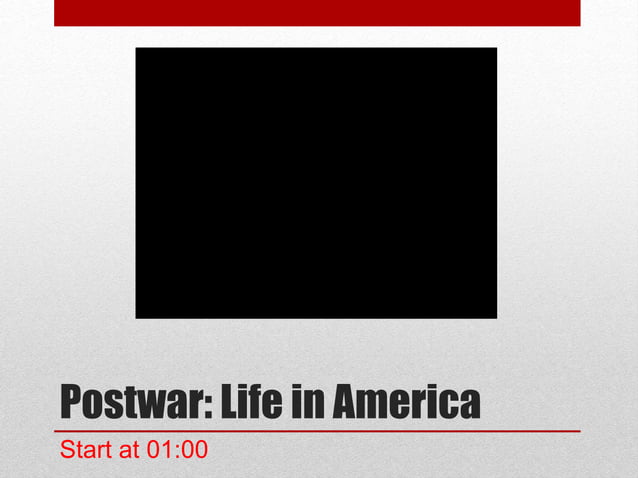 Post wwii america presentation usii-8b | PPTX