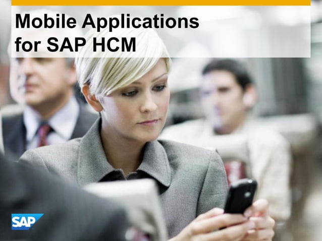 SAP HCM Mobile Applications | PDF | Computer Software and Applications ...