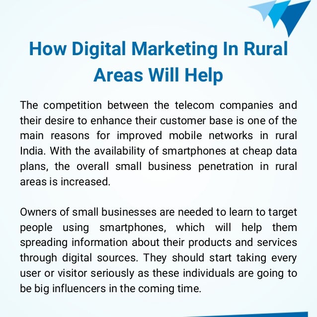 Digital Marketing for Small Business Targeting Rural India | PDF