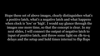 Clk-to-q delay, library setup and hold time | PPTX