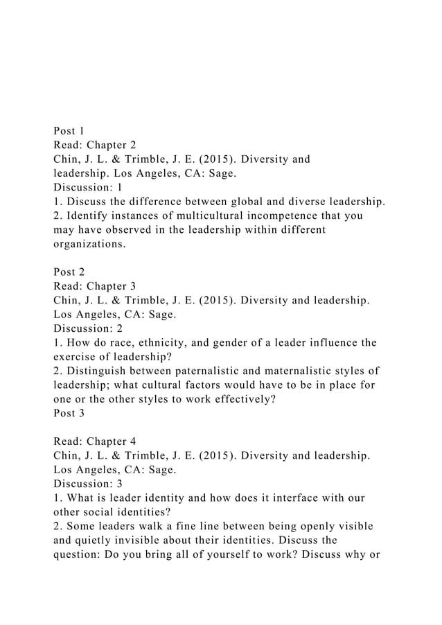 Post 1Read Chapter 2Chin, J. L. & Trimble, J. E. (2015).docx