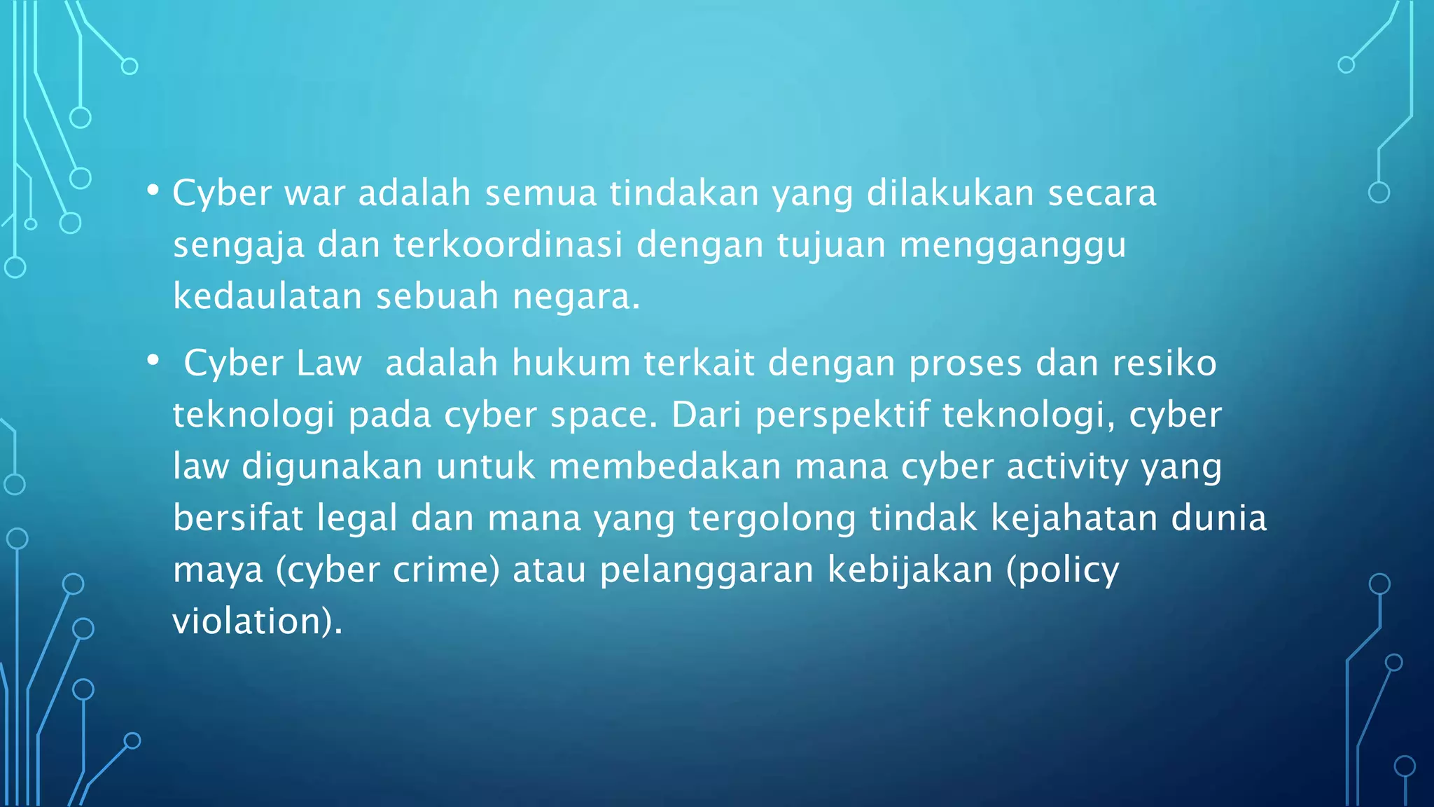 Mengenal Cyber Scurity | PPTX