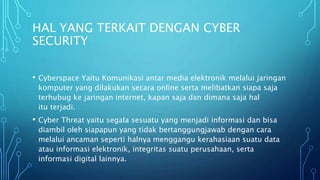 Mengenal Cyber Scurity | PPTX