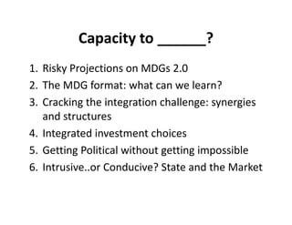 Post 2015 and Sustainable Development | PDF