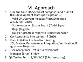 Post3 d test plan wk13 | PPTX | Web Development | Internet