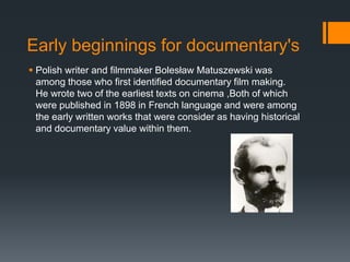 Post 3 history of documentaries | PPT