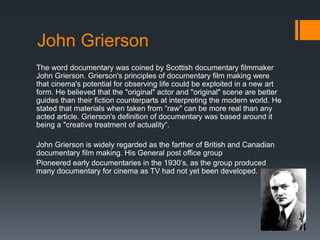 Post 3 history of documentaries | PPT