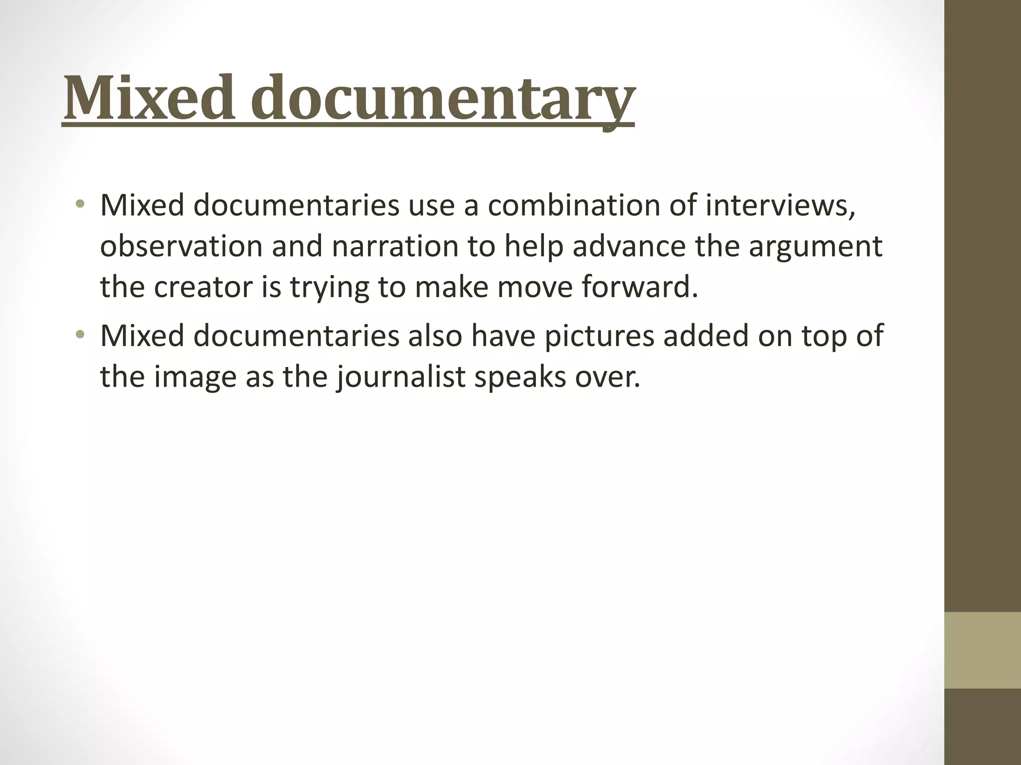 Post 5 - Types of documentary | PPT