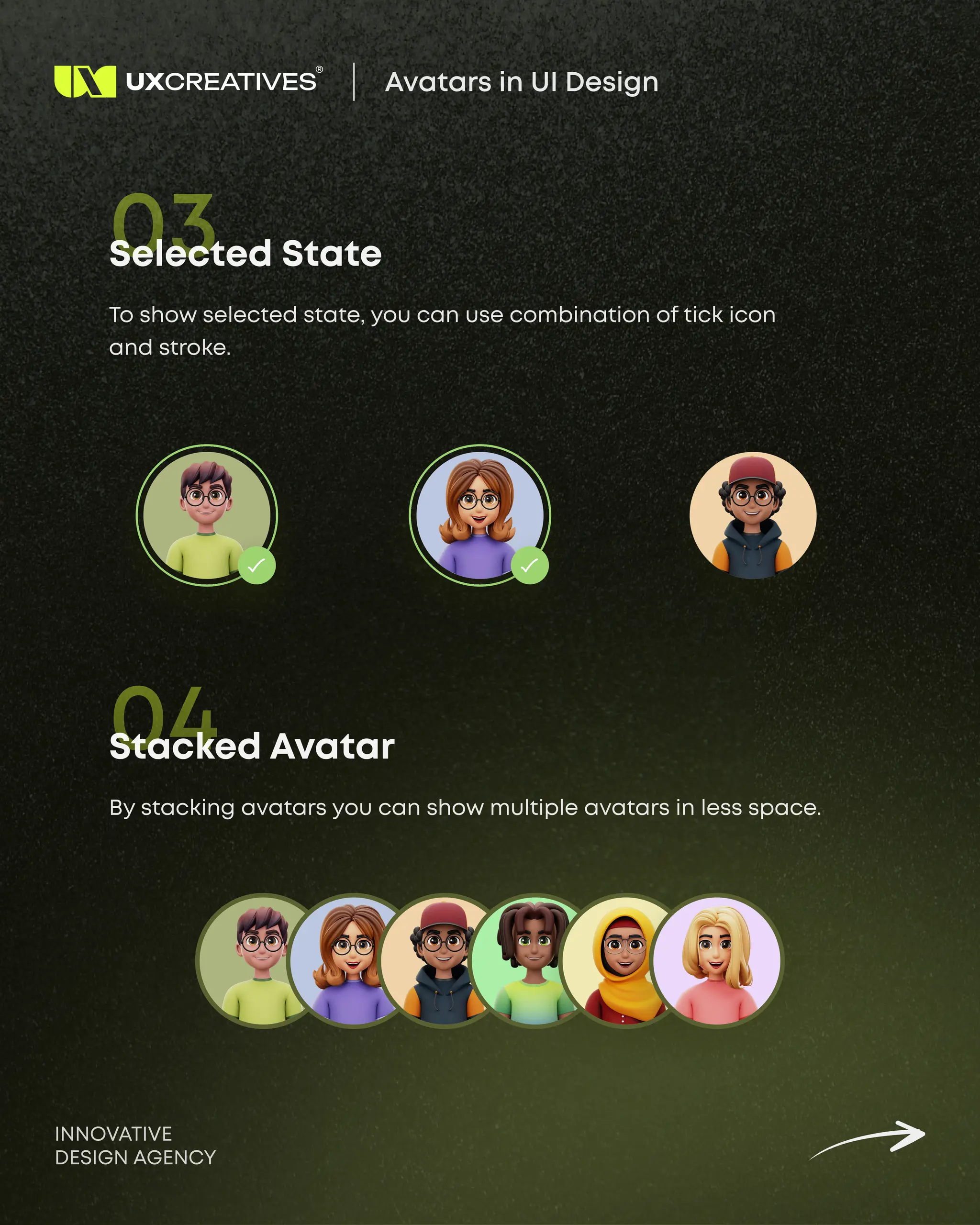Everything About Avatars in UI Design (Part 2) : Enhancing ...